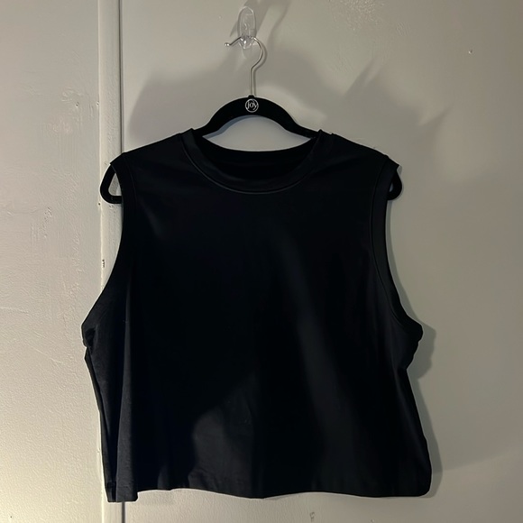 a new day | Tops | Black Cropped Tank | Poshmark